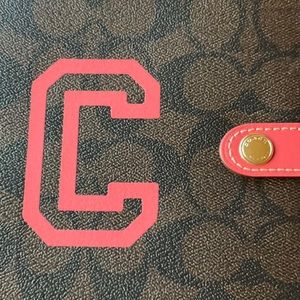 Coach | Office | Coach Notebook In Signature Canvas With Varsity Motif ...